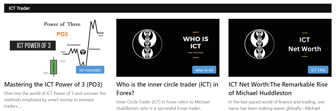 Inner Circle Trader (ICT) Concept คือ อะไร มีอะไรบ้าง - เพื่อนแท้นักอ่าน
